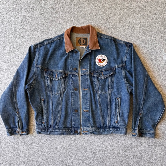 Jackets & Coats | Vintage Chevrolet Corvette Denim Jacket With Patch ...